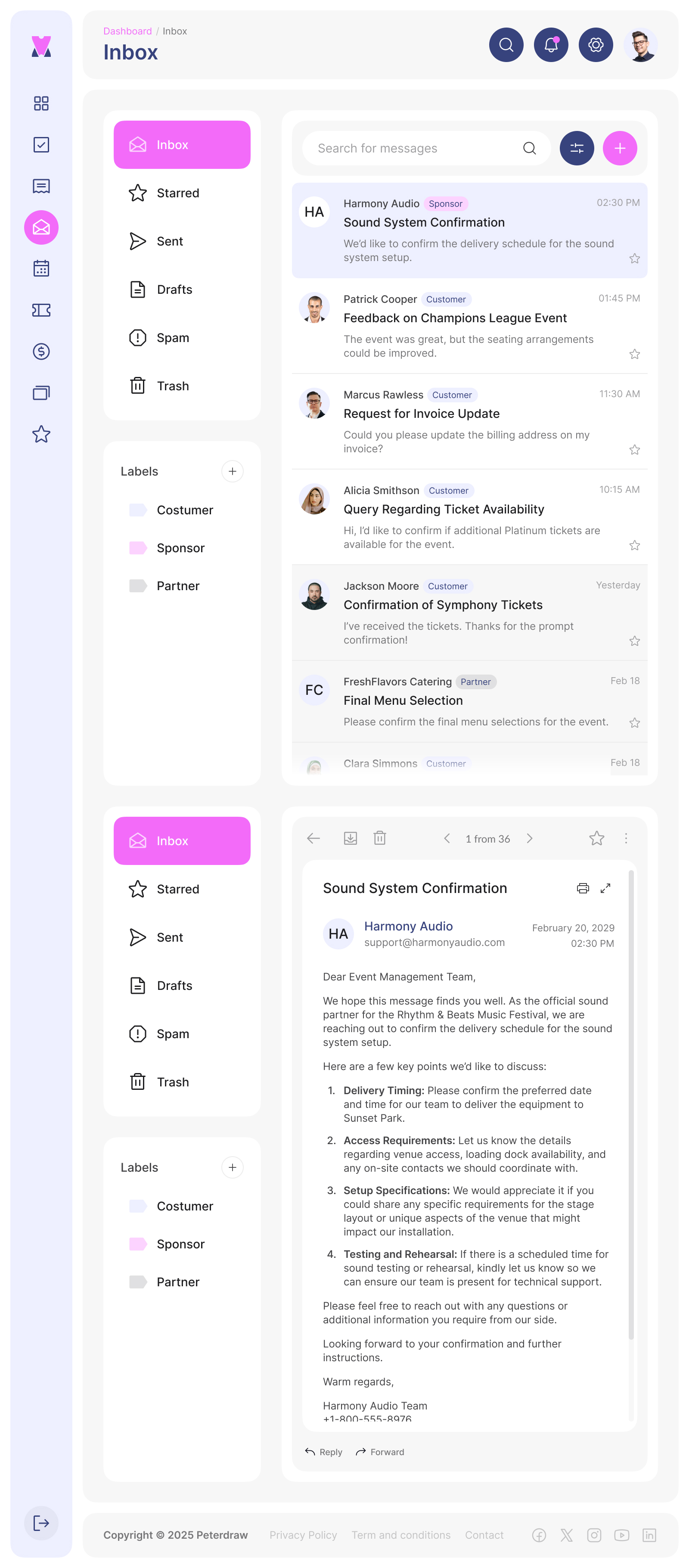 Ventixe - Event Management Dashboard Figma Template by peterdraw | ThemeForest